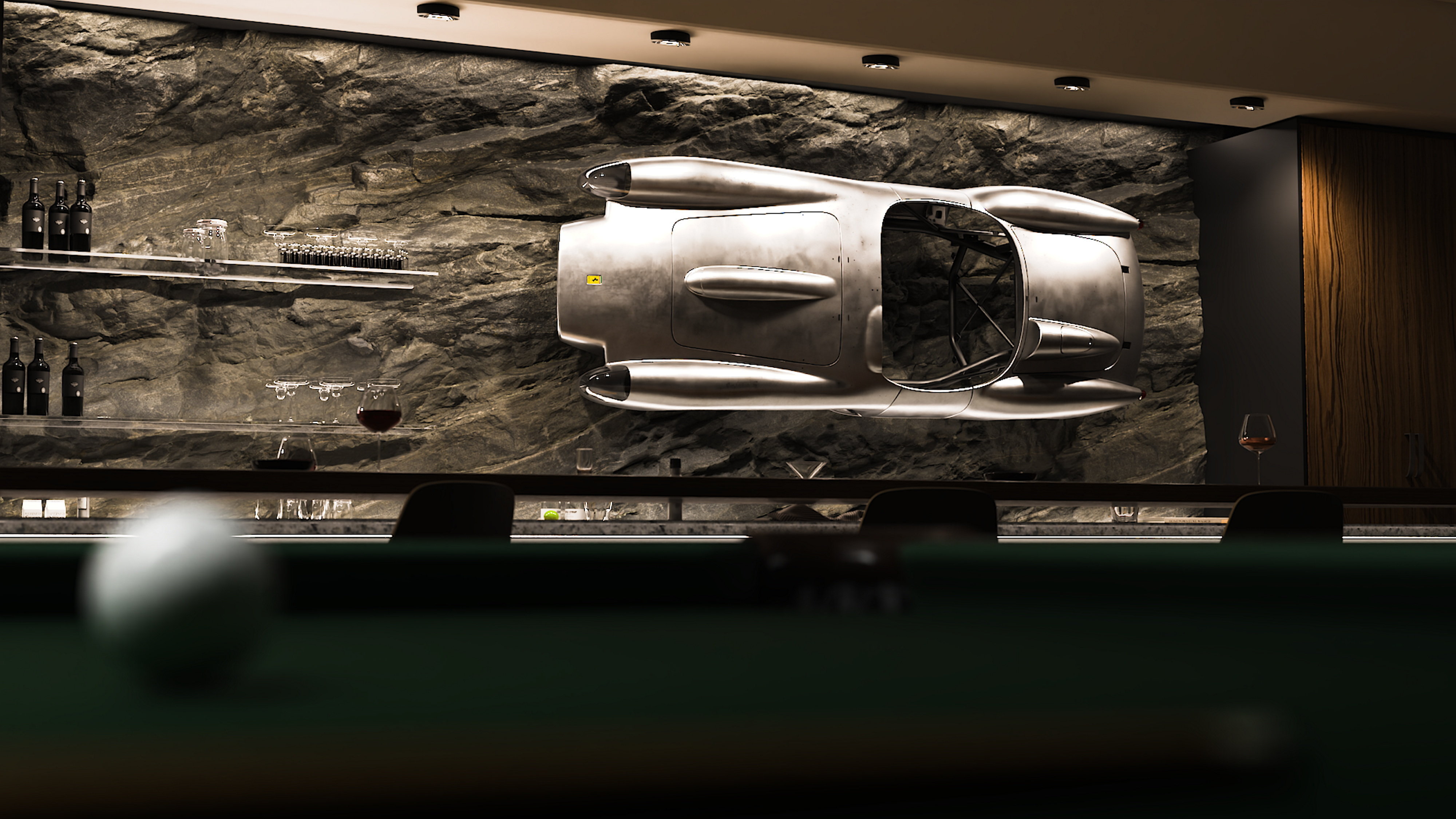 British company create ultimate wall-hanging for car fans - a £69k Ferrari