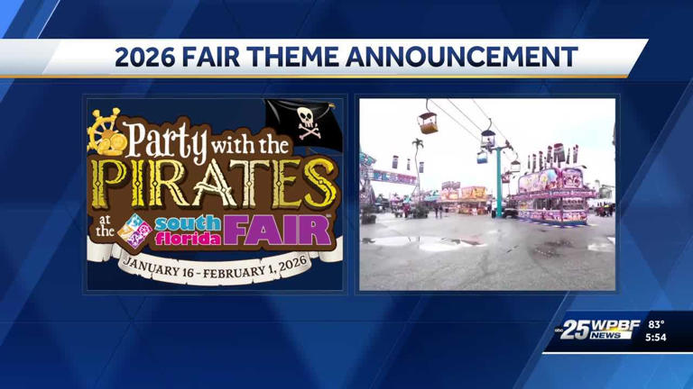 South Florida Fair reveals 'Party with the Pirates' theme for 2026