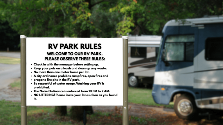 10 RV Campground Etiquette Rules Every RVer Should Know
