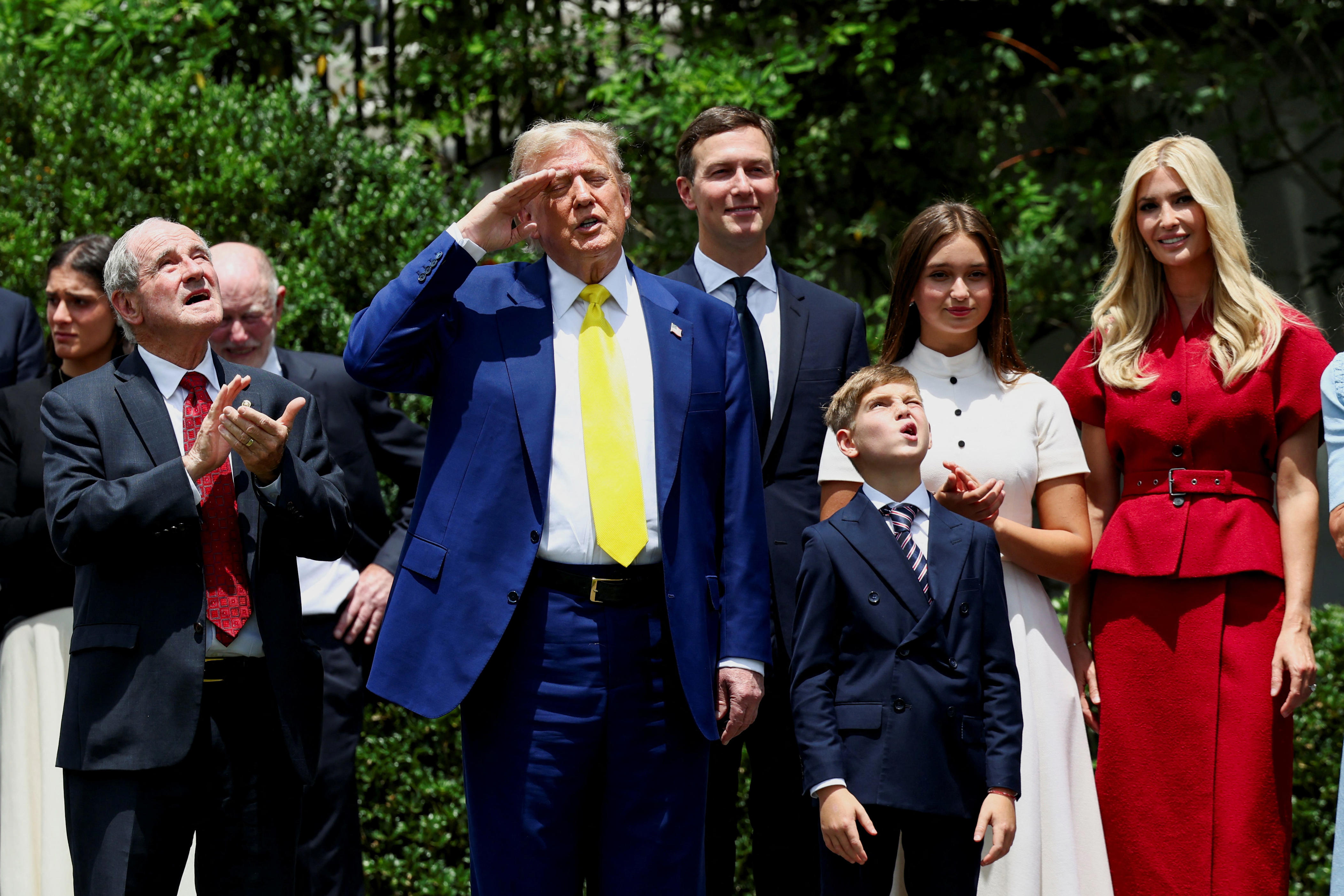 Trump had his military parade. Now he's launching America's yearlong ...