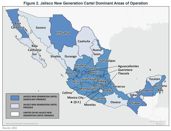 Jalisco New Generation Cartel Becomes First Cartel in History to Have ...