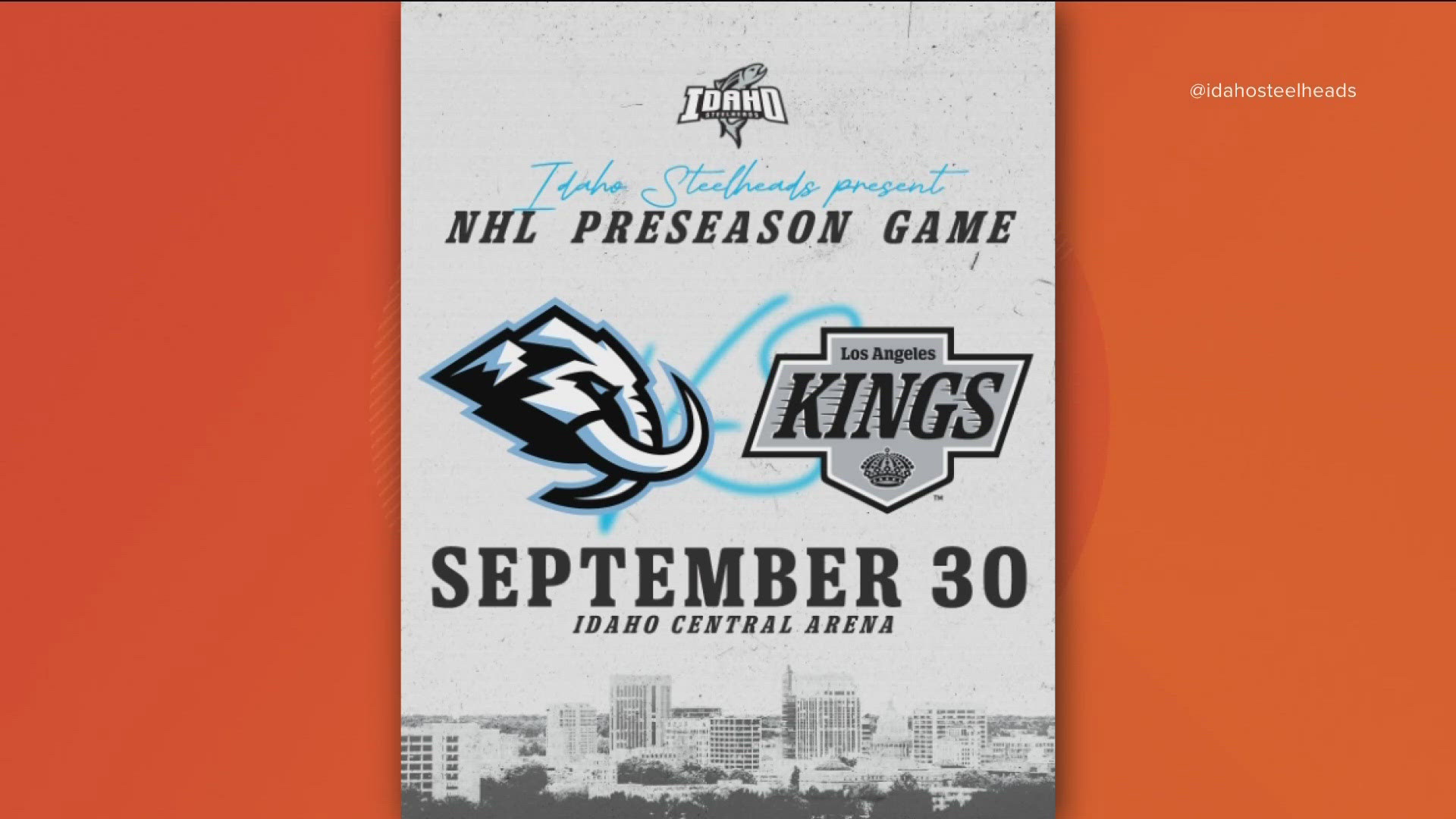 Boise to host Utah Mammoth, Los Angeles Kings in NHL preseason game
