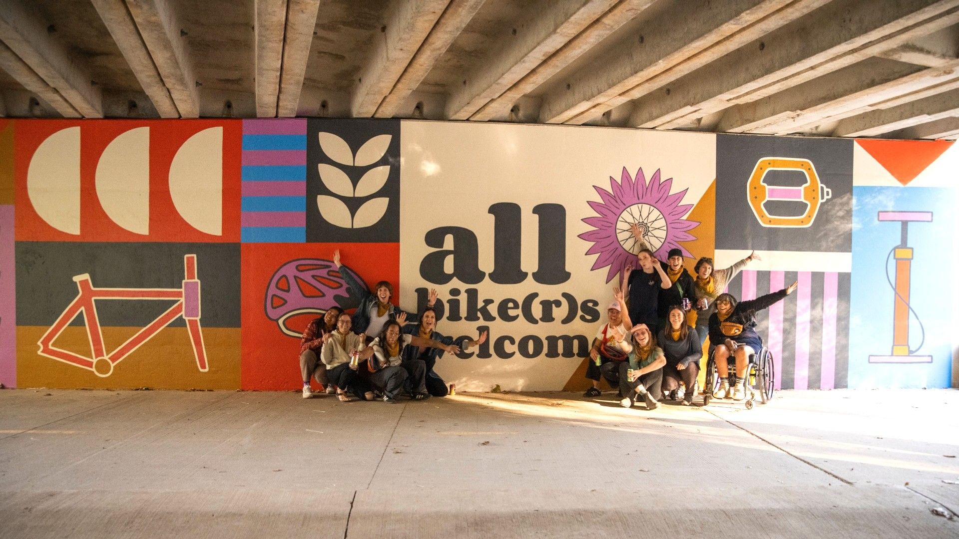 The mural that said ‘All Bike(r)s Welcome’—and the culture war that ...
