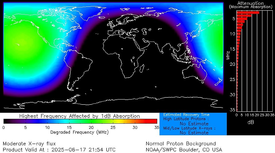 NASA warns of potential blackouts amid solar flare