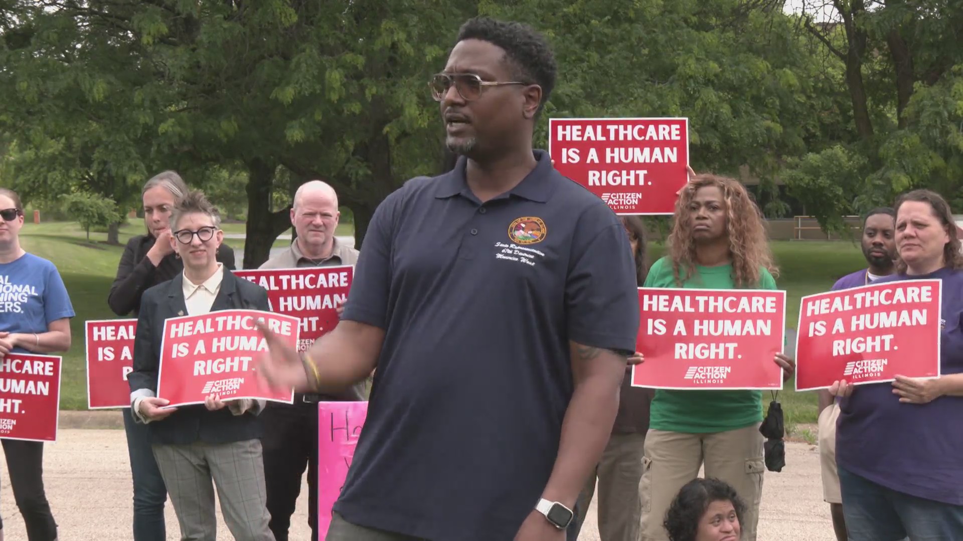 Activists protest Medicaid and SNAP changes in Illinois