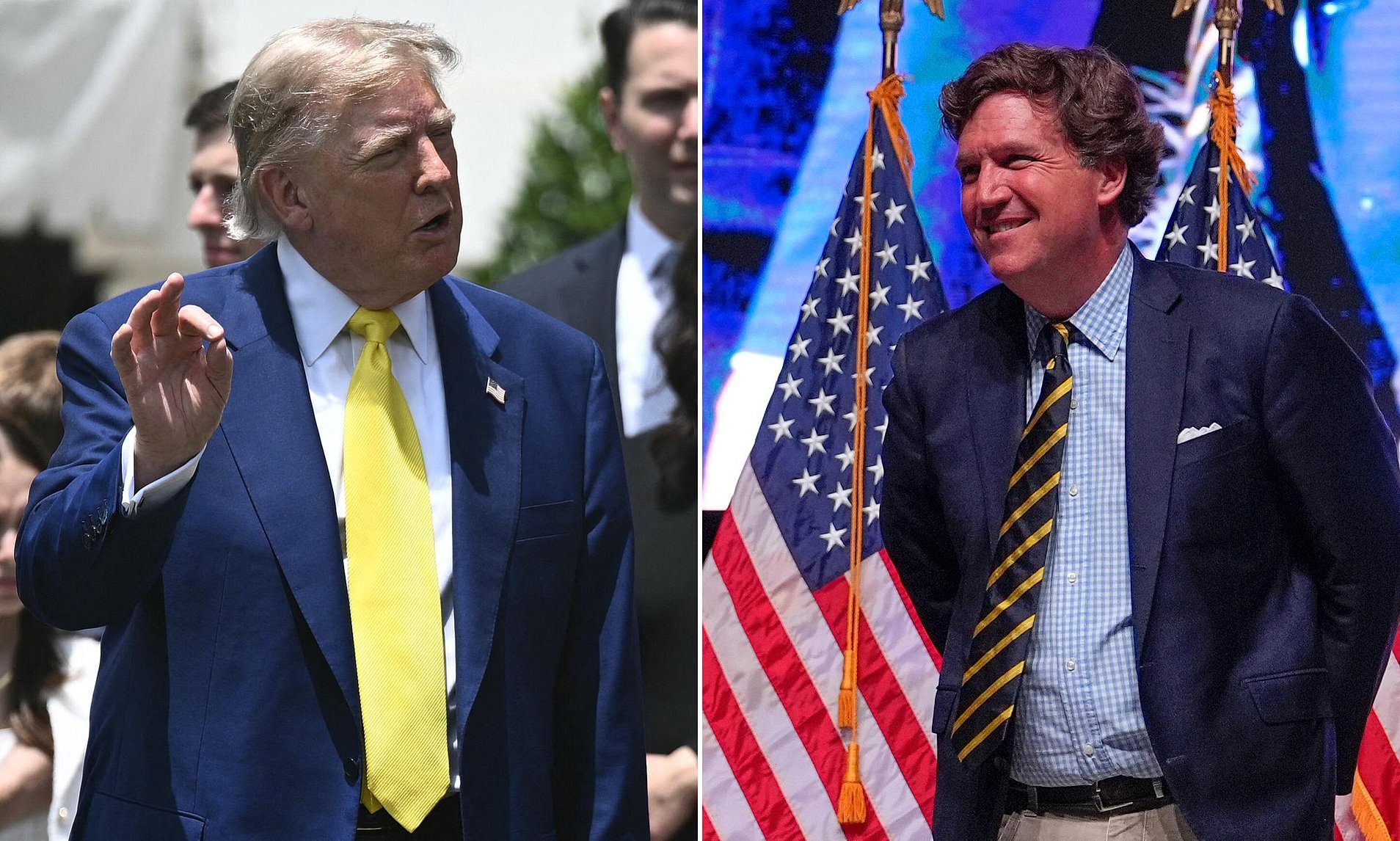 Trump reveals Tucker Carlson called him to apologize for going 'too far ...