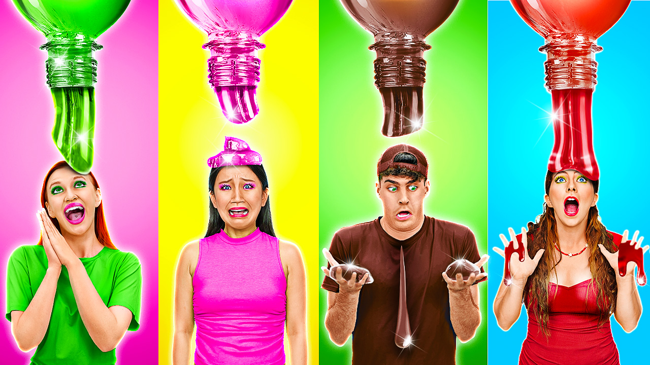 SATISFYING SLIME BATTLE 🤩 Top Secret Fun Experiments & Hacks with Slime By 123GO!