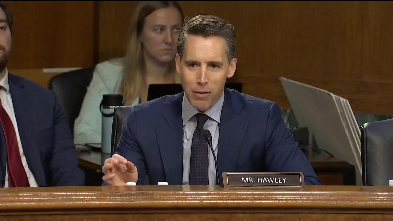 'This Is A Party That Cannot Be Trusted With Power': Josh Hawley ...