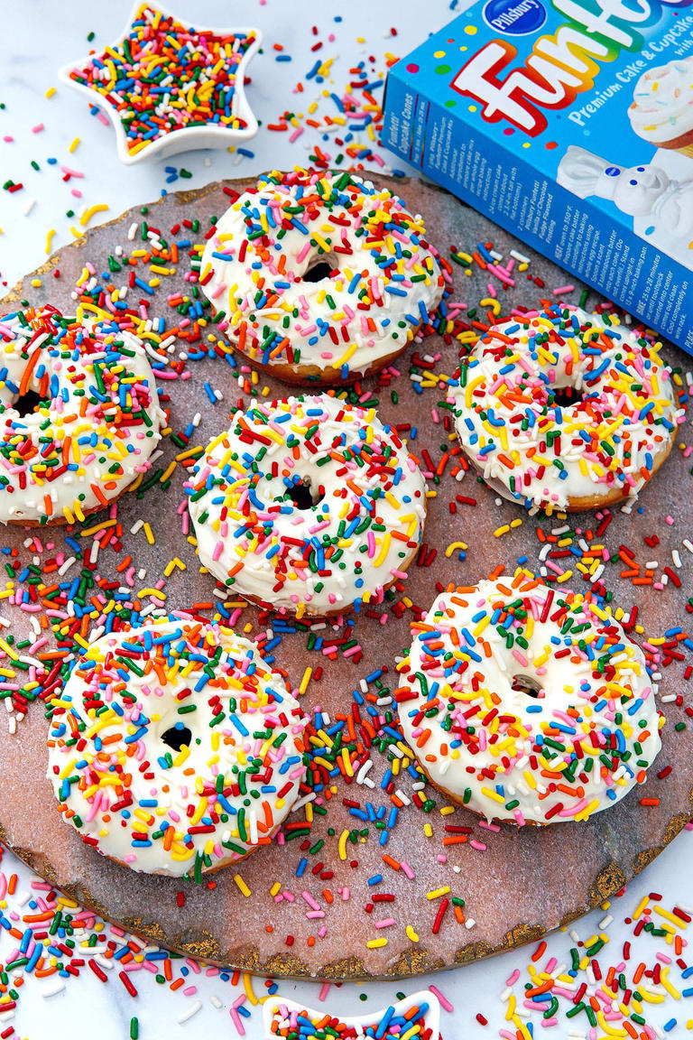 Cake Mix Donuts