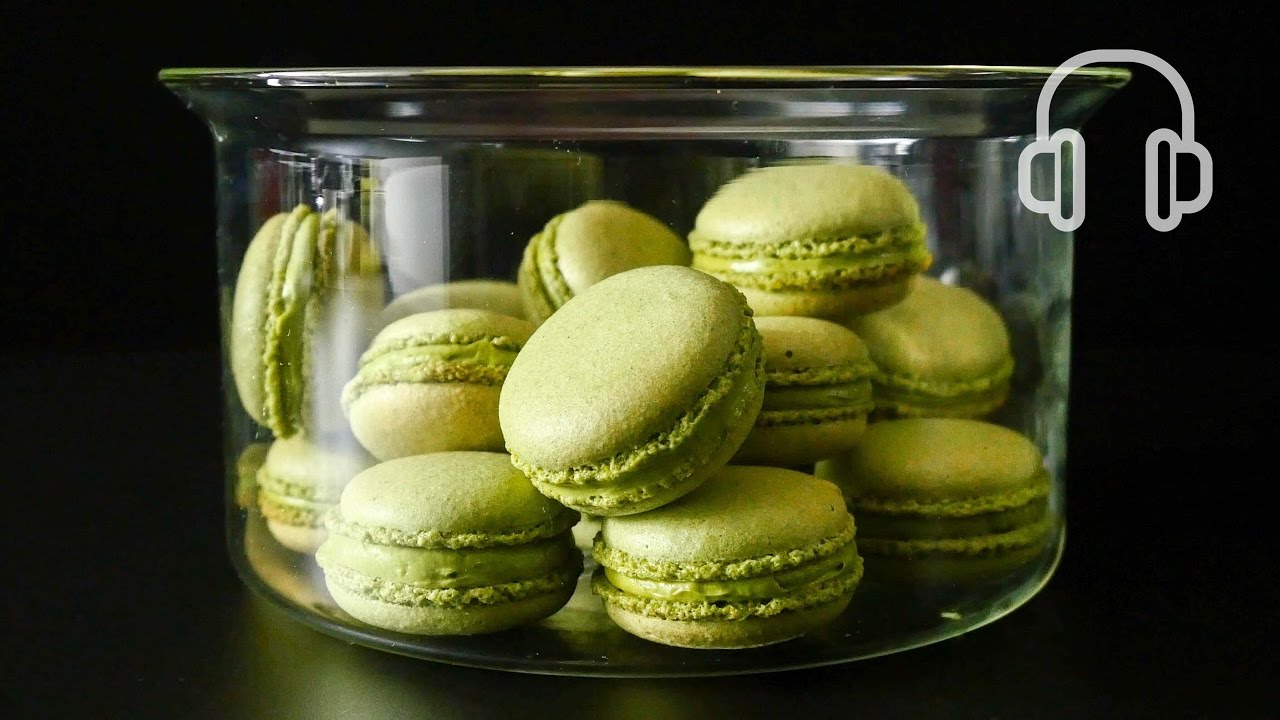 Matcha green tea macarons Recipe