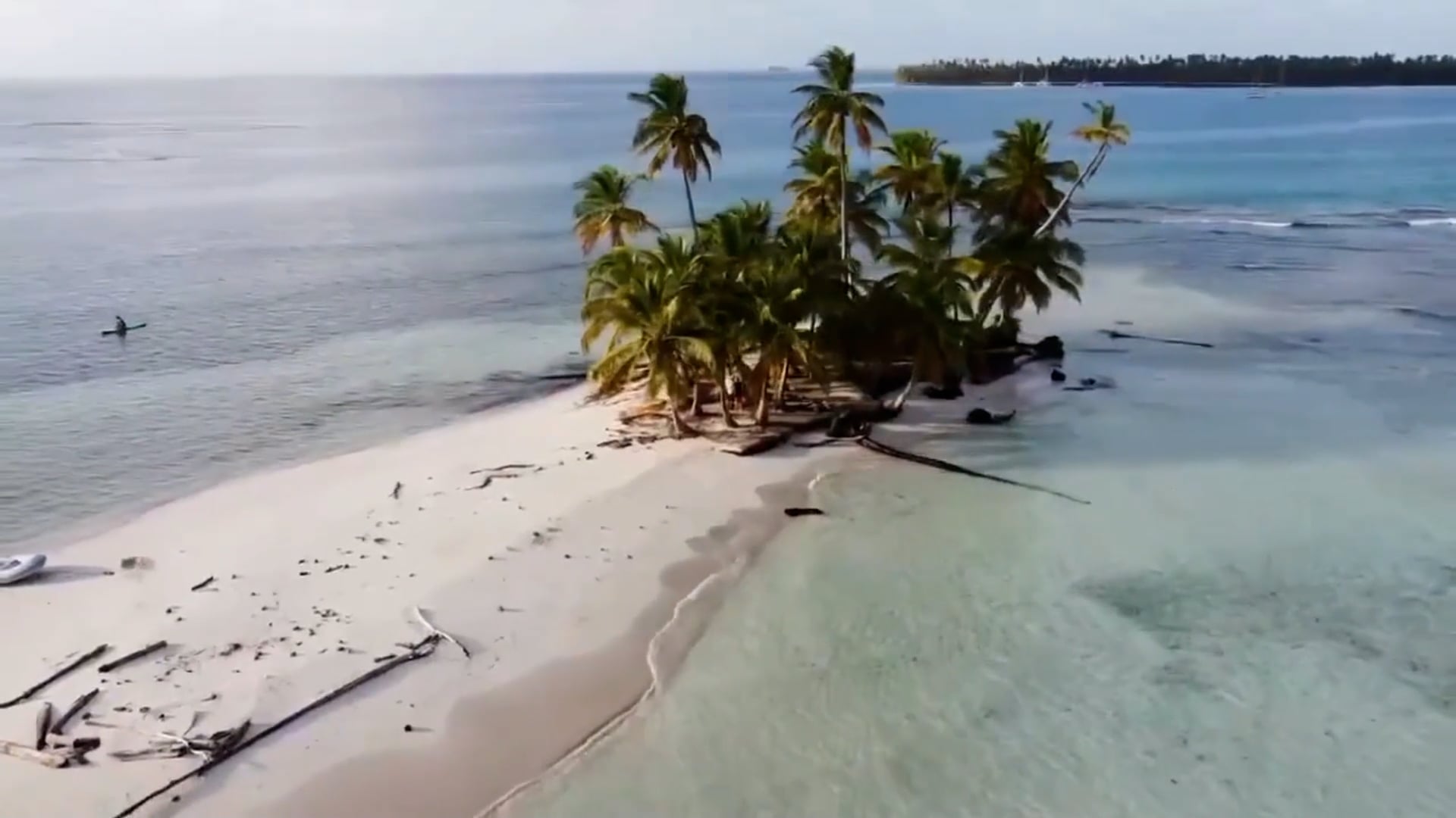 Îles San Blas : vues panoramiques de la beauté du Panama prises par drone