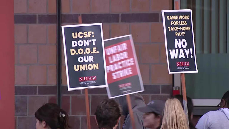 UCSF Benioff Children's Hospital workers on strike over 'integration plan'