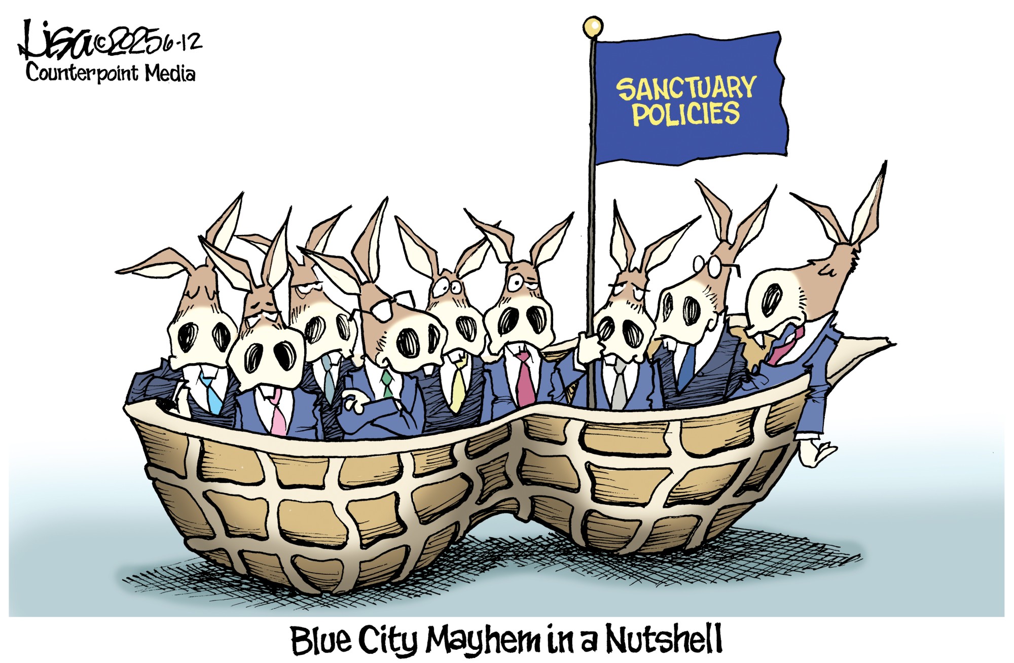 Lisa Benson's Latest Political Cartoons