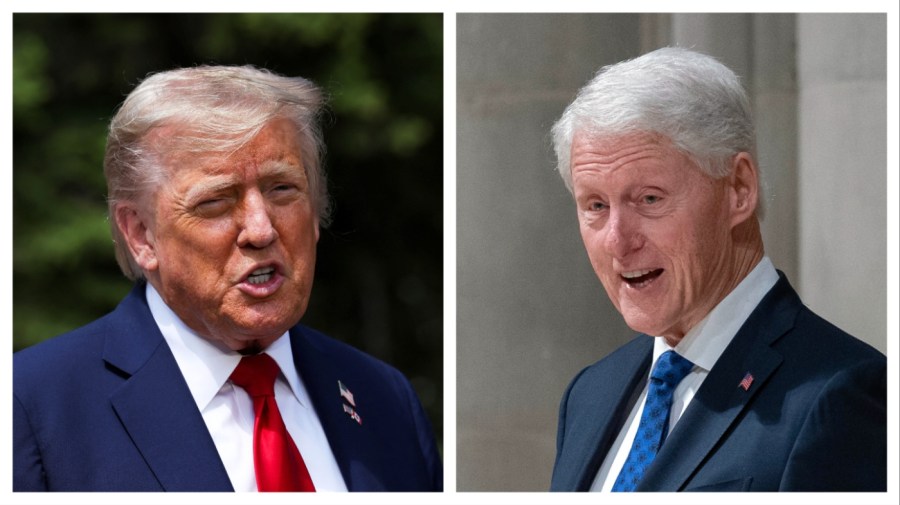 Bill Clinton wondered if Trump administration might try to ban his book