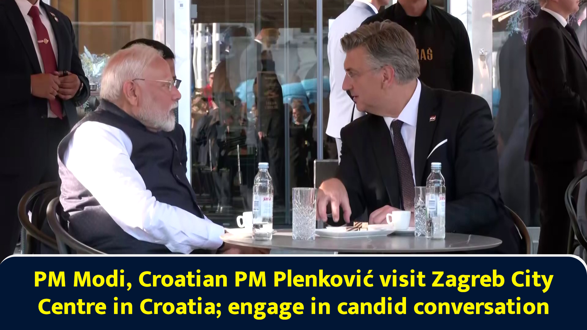 PM Modi, Croatian PM Plenković visit Zagreb City Centre in Croatia ...