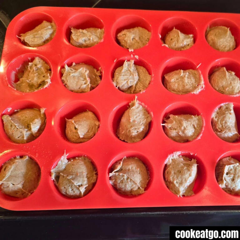 Easy 3 ingredient carrot cake muffins recipe!