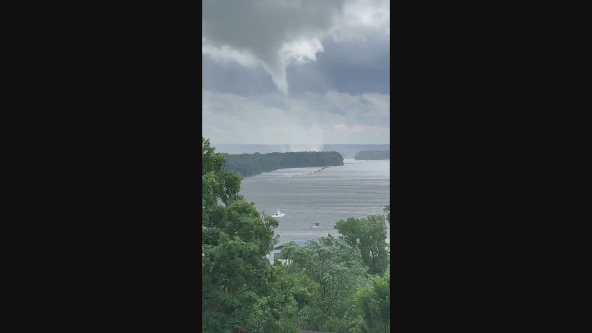Tornado spotted near Clarksville, Missouri