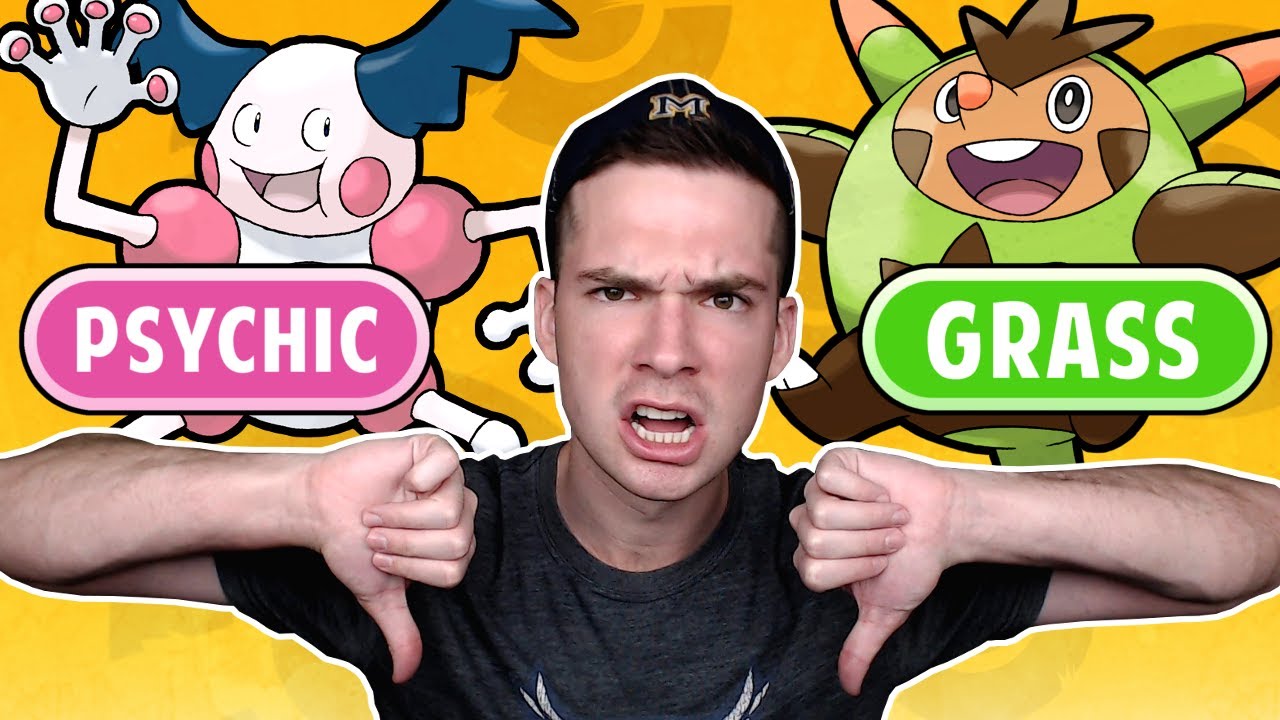 Worst Pokémon of every type