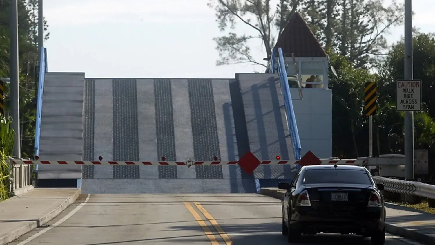 Camino Real bridge in Boca Raton reopened after being stuck in its up ...