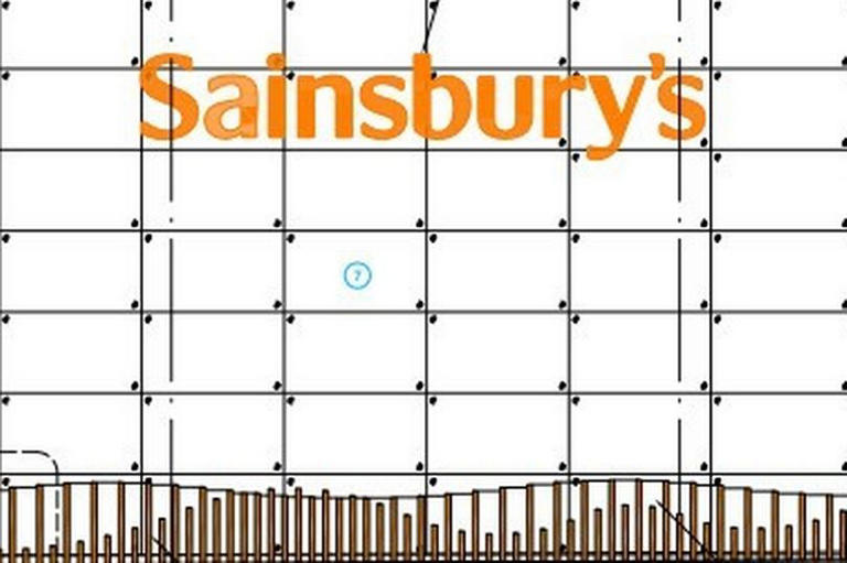 Sainsbury's forced to install 155 steel columns in front of flagship ...
