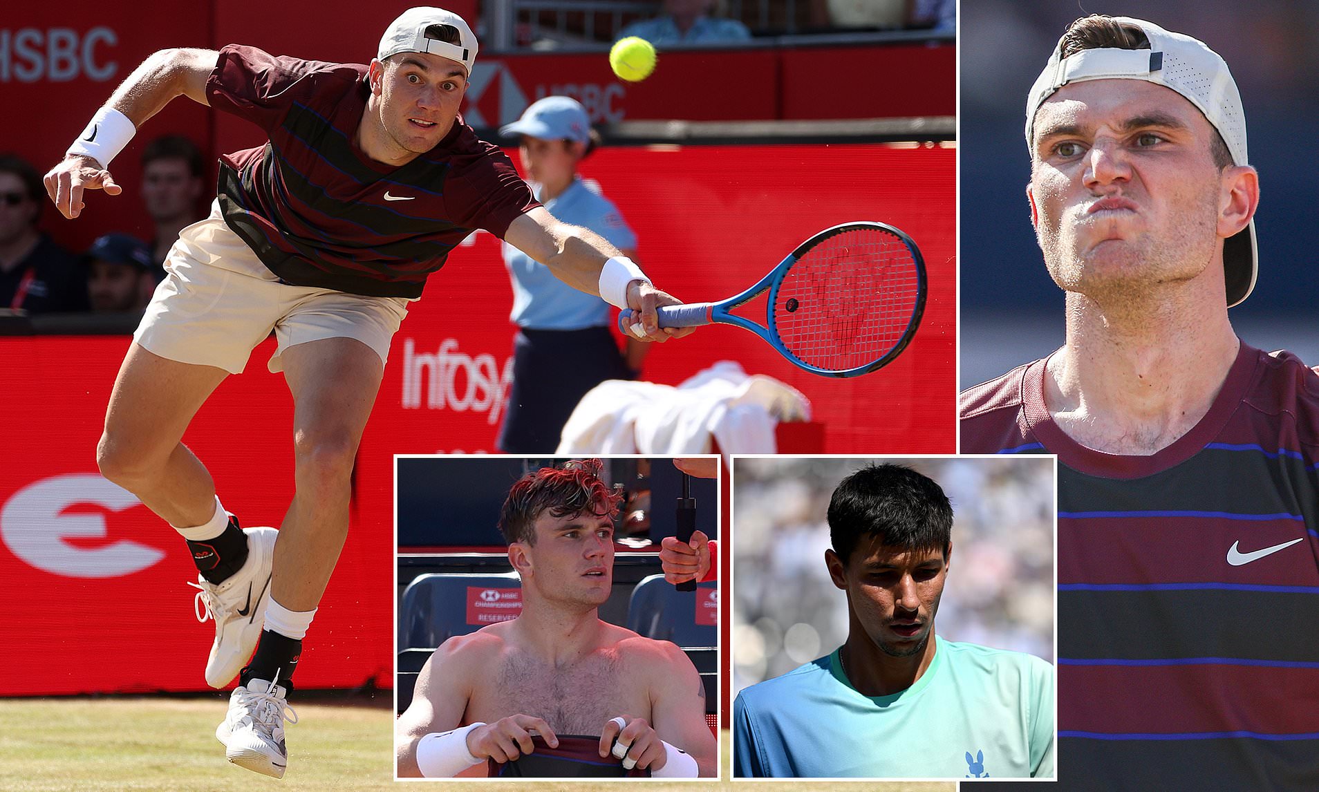 Jack Draper overcomes ongoing illness battle to reach Queen's Club ...