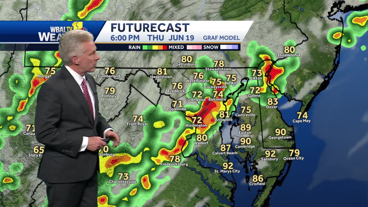 Maryland weather forecast: Storms exit region, expected to return Thursday