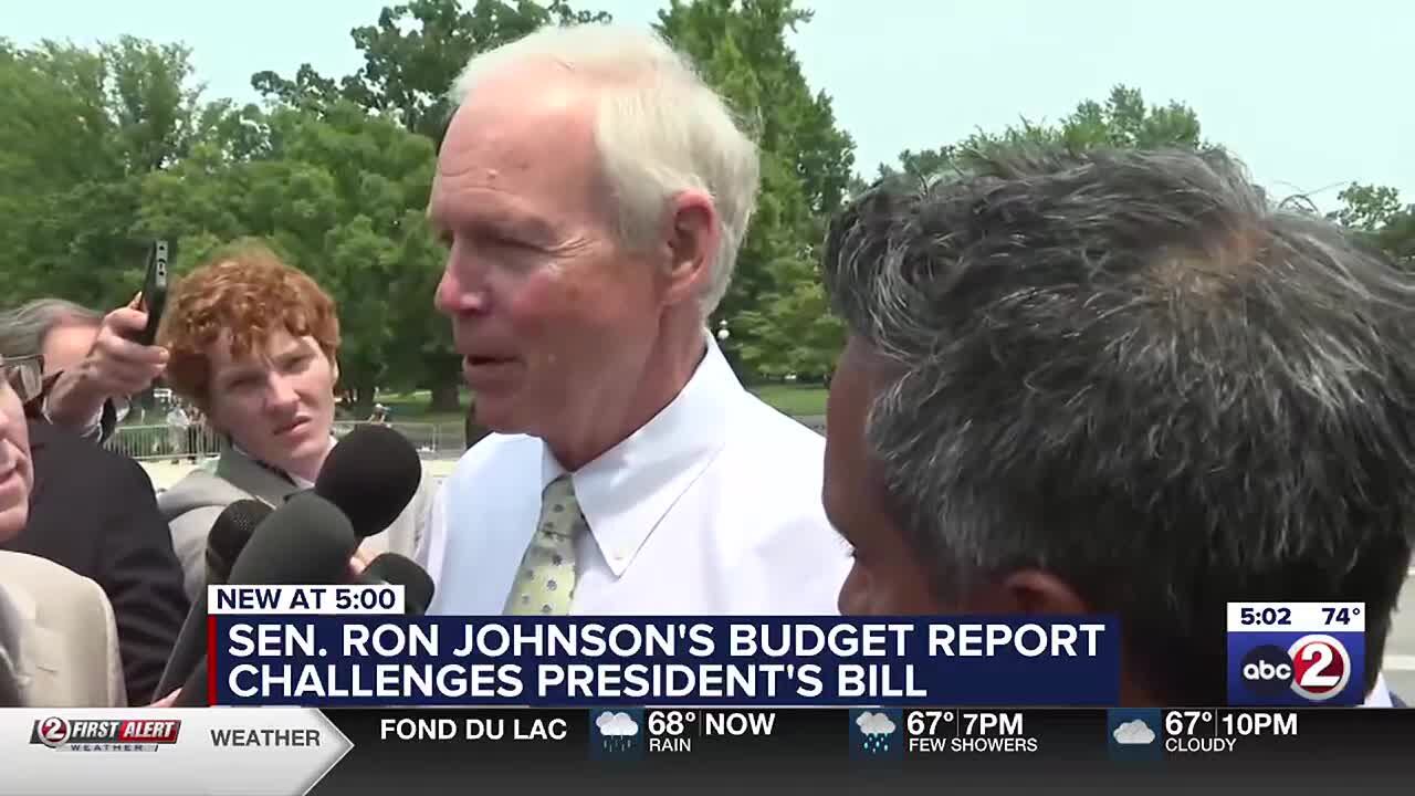 Sen. Ron Johnson challenges President Trump’s bill in 30-page budget report