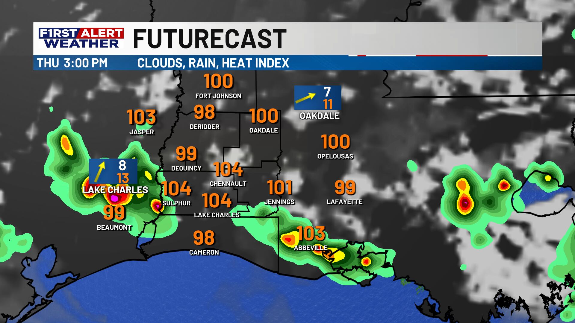 First Alert Forecast: Warm and humid weather with limited rain for the ...