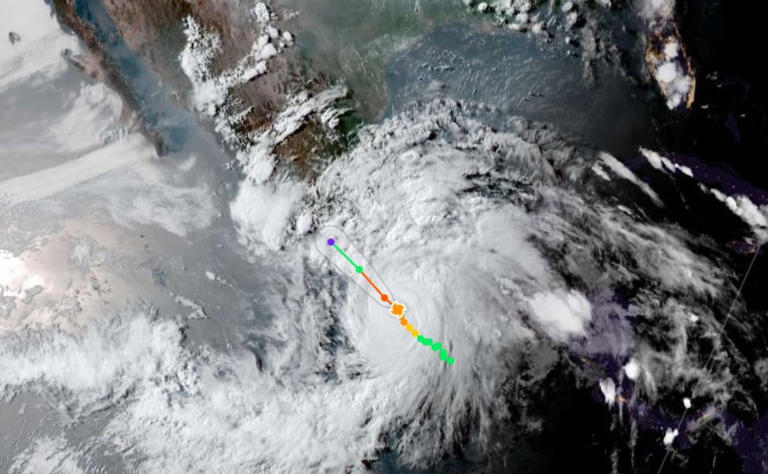 Huracán “Erick”: así luce desde el espacio; conoce su trayectoria en ...
