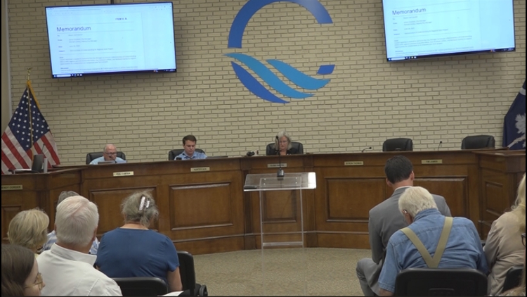 City of Cayce approving a solar panel project proposal