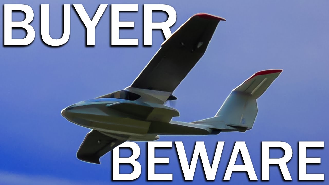 Beware of Buying Used Airplanes (E-flite Icon A5 Maiden Flight)