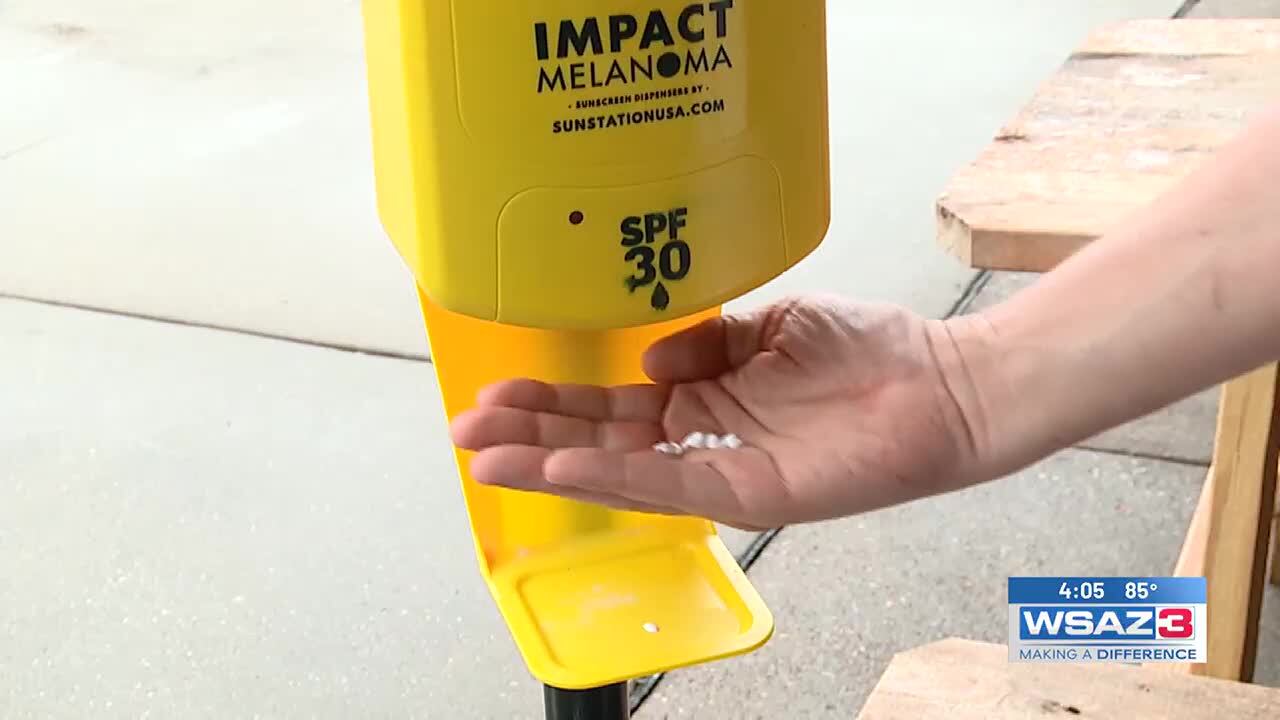 Sunscreen dispensers added to Cabell County pools and parks