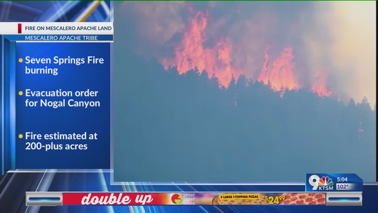 Fire grows over 300 acres on Mescalero Apache Reservation