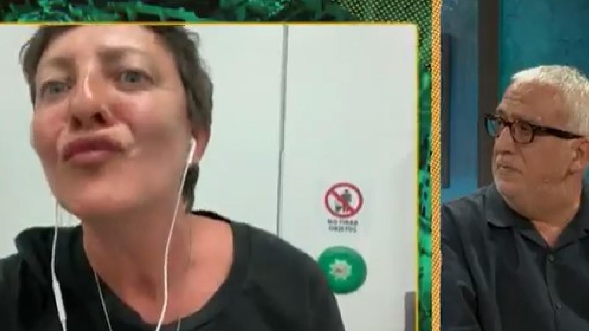 La insólita conexión de Eva Hache con Leo Harlem y Broncano en 'La Revuelta' desde los baños de ...