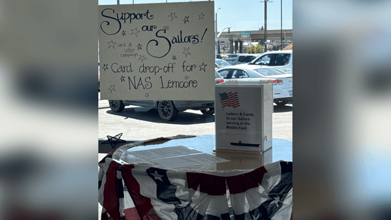 Support our sailors: Card drop-off campaign for NAS Lemoore