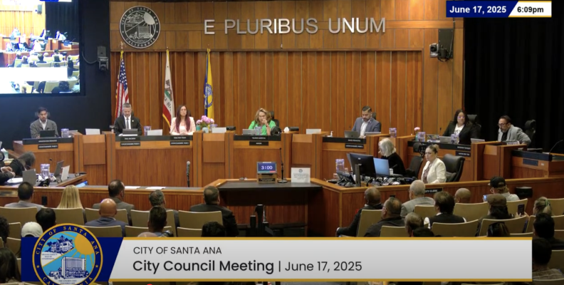 Santa Ana leader says city police officers shot at him using rubber ...