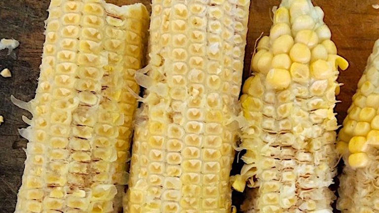 Don't Throw Out Those Corn Cobs — Put Them To Work In Your Smoker