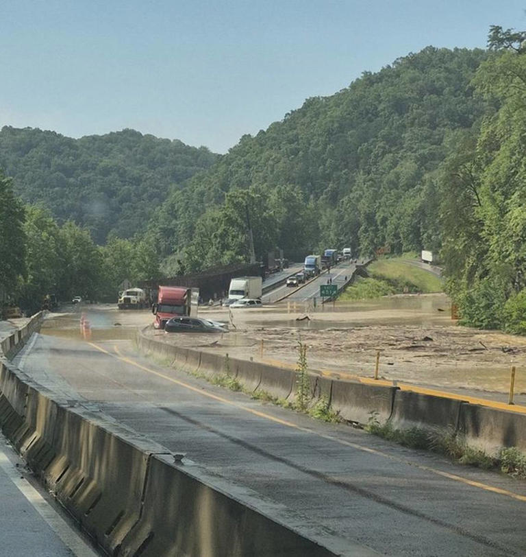 Flooding forces I-40 to close in NC near Tennessee state line. Here's ...