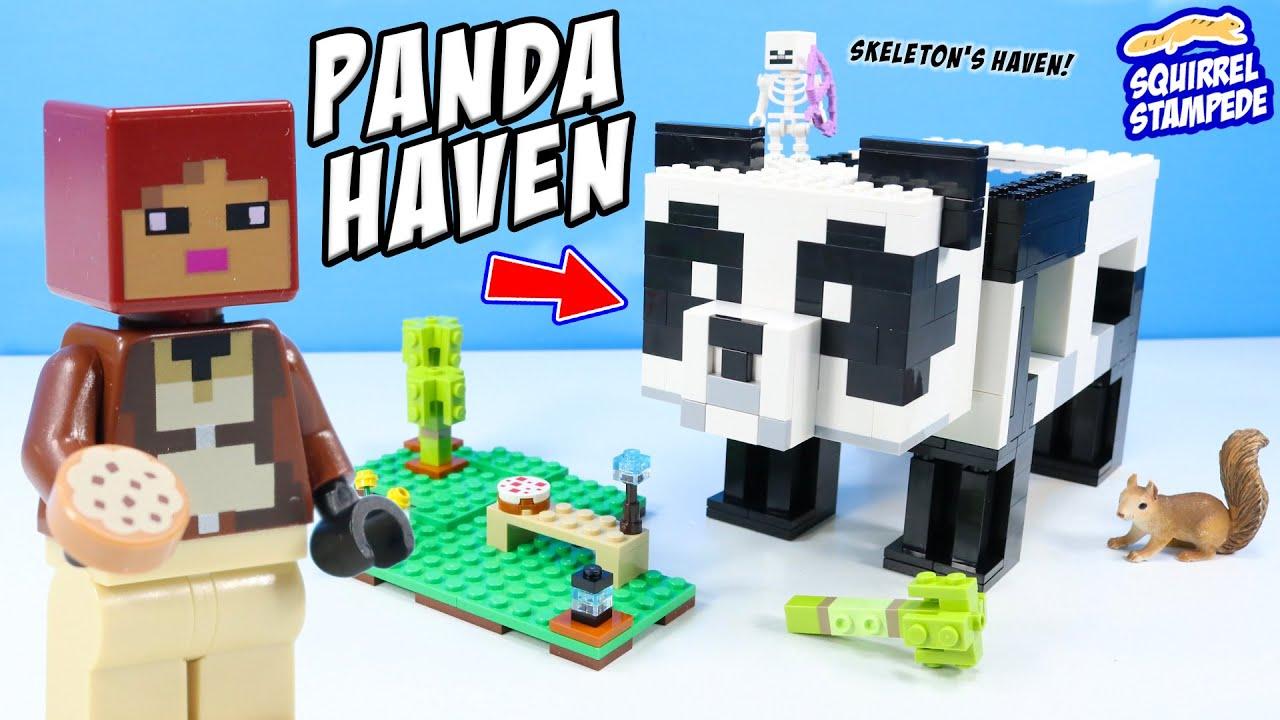 Minecraft Lego The Panda Haven Build Review 2023 With Yummy Bamboo!