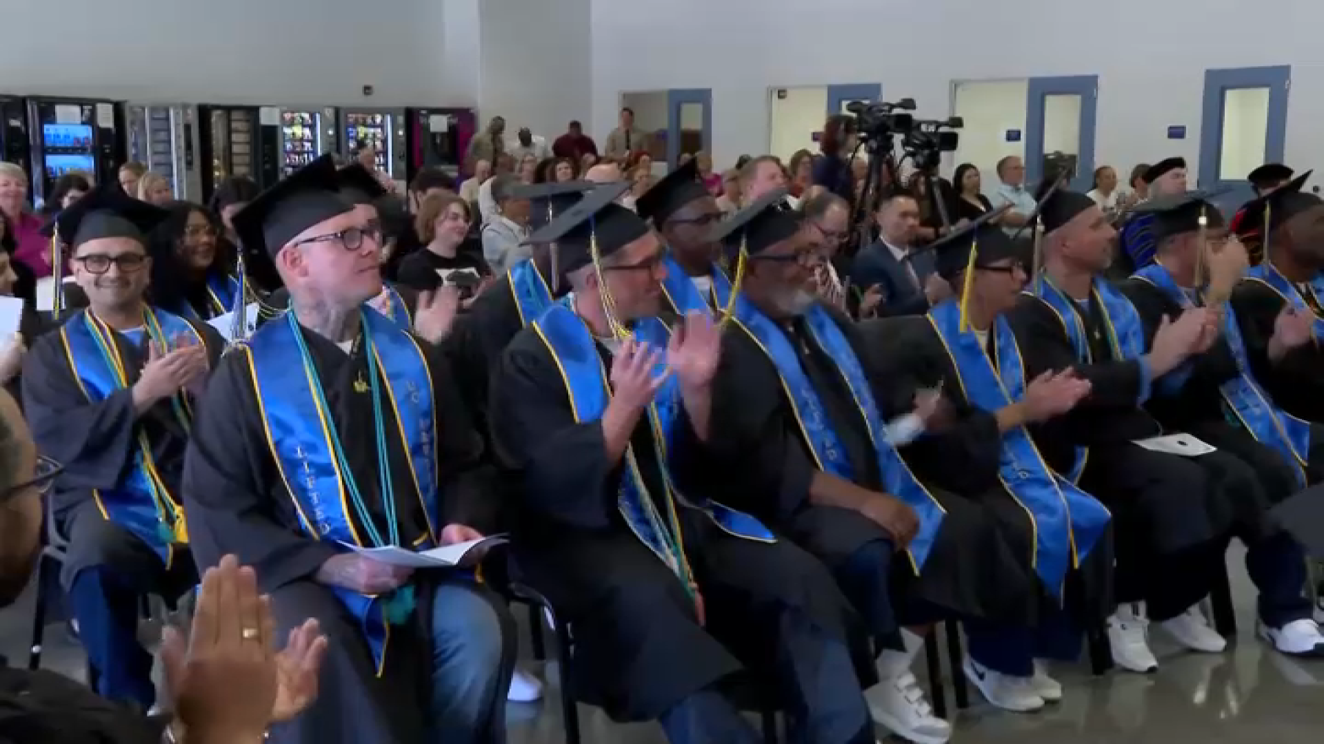 Commencement inside prison walls: Prisoners, including a Menendez ...