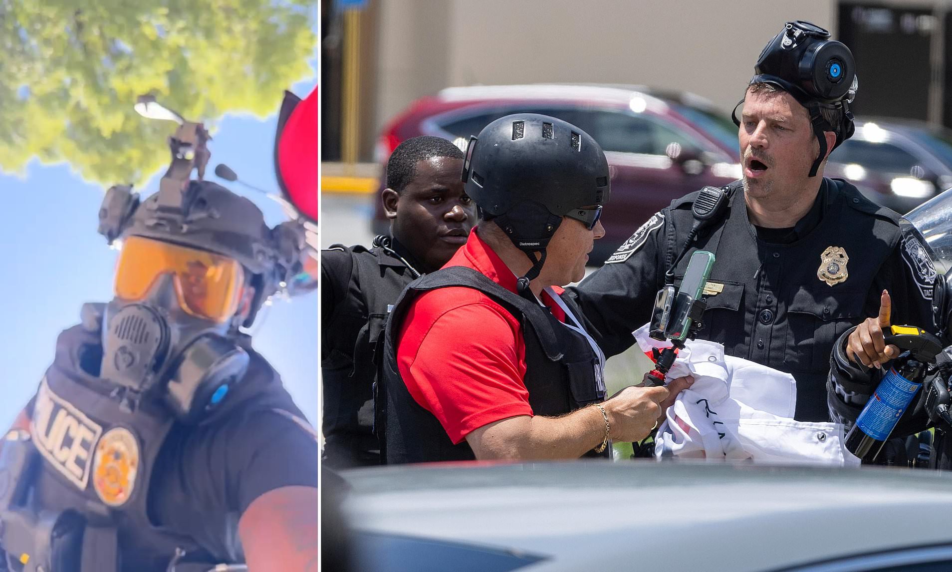 Reporter is arrested by ICE while live-streaming from anti-Trump protest