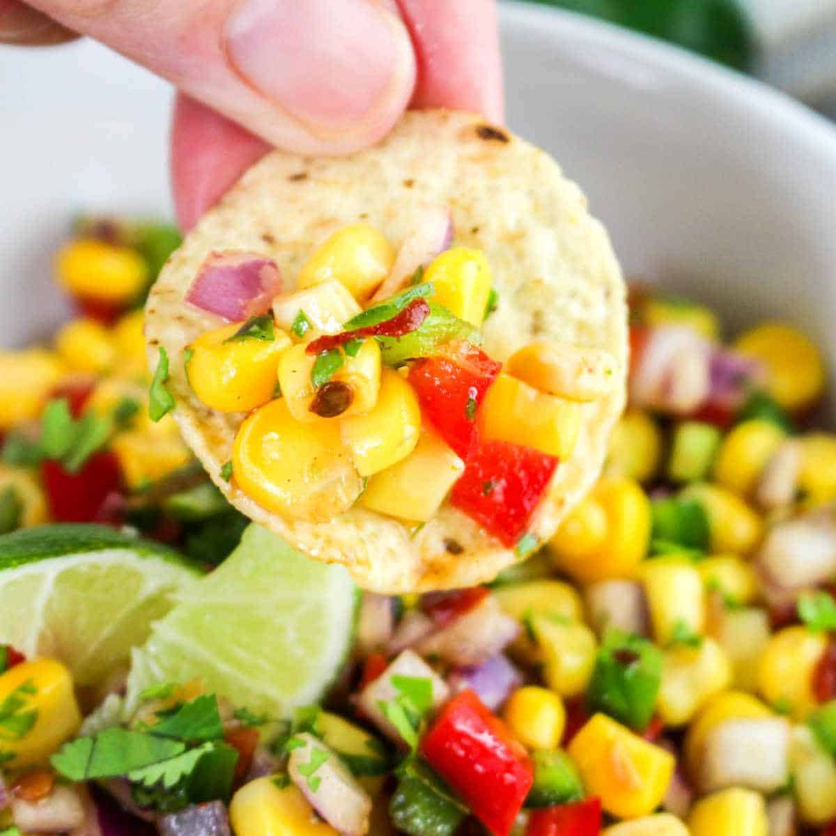Chili corn salsa