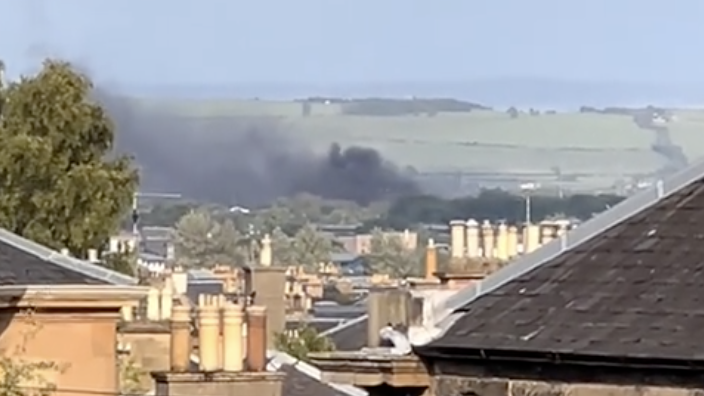 Dramatic Fire Breaks Out at Edinburgh Shopping Centre