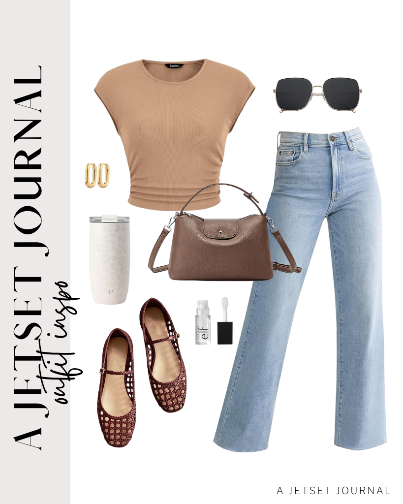 This Is How You Can Easily Accessorize a Chic New Top and Jeans