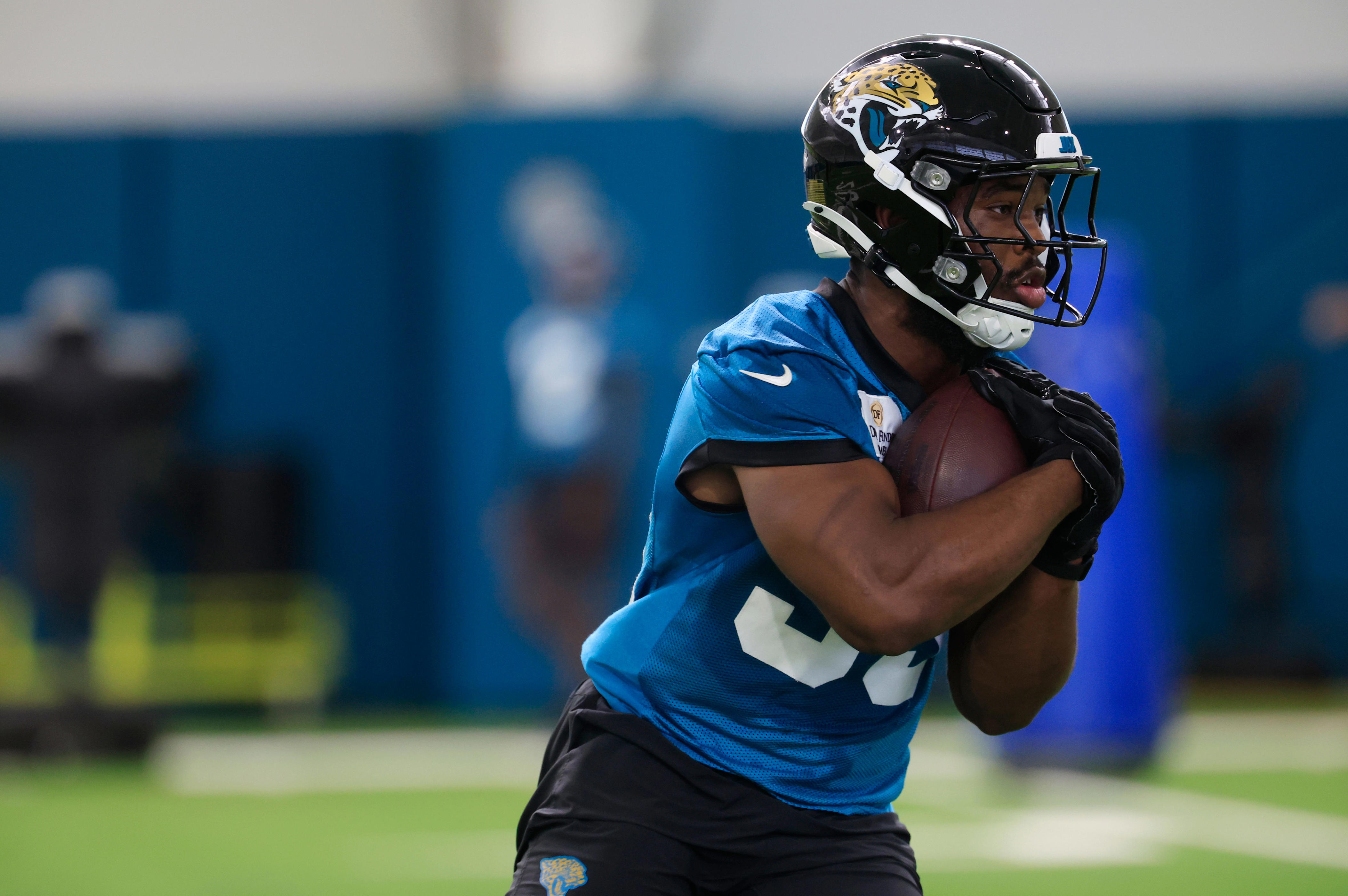 Liam Coen on progress from Jacksonville Jaguars' rookie RB Bhayshul Tuten
