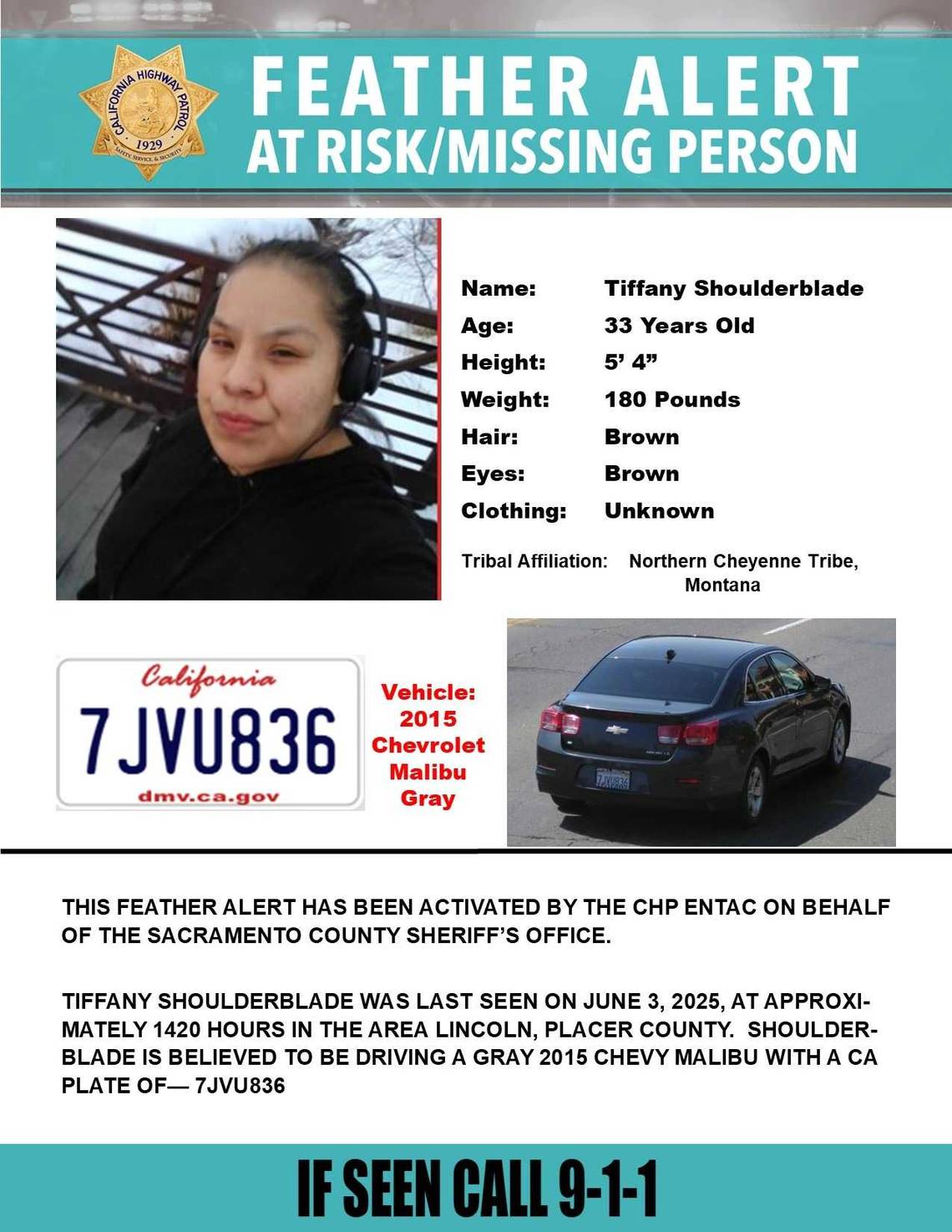 Feather Alert issued in Placer, Sacramento counties for missing ...