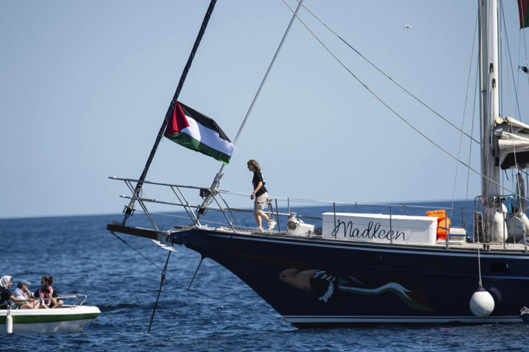 Greta Thunberg boat tracker as "Freedom Flotilla" sails toward Gaza