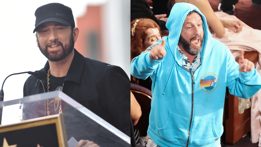 Eminem Clowns Adam Sandler In ‘Happy Gilmore 2' Trailer