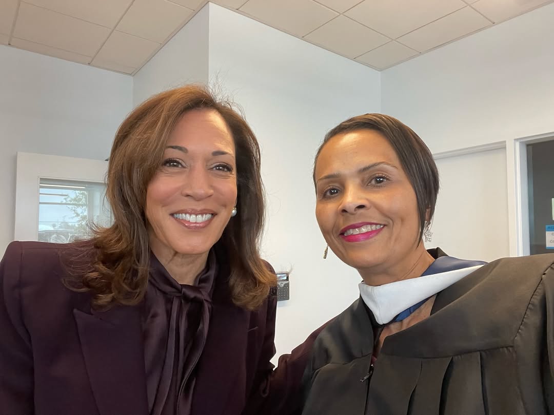 Former VP Kamala Harris surprises graduating Compton High School students