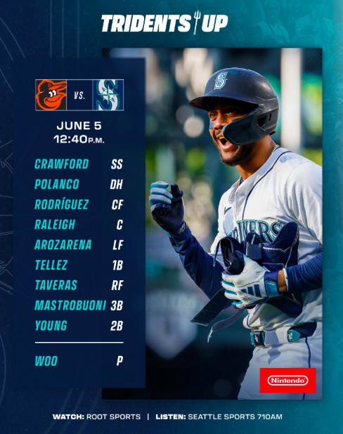 Mariners Game #61: 6/5/25, BAL at SEA